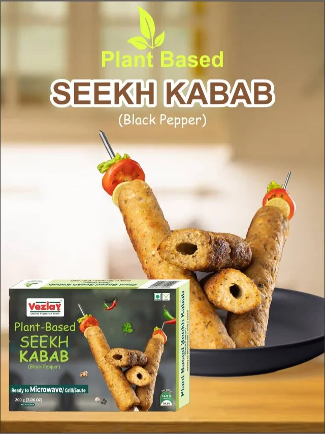 Vezlay Plant Based Seekh Kabab | Plant Based Food - Buy Vezlay Foods ...